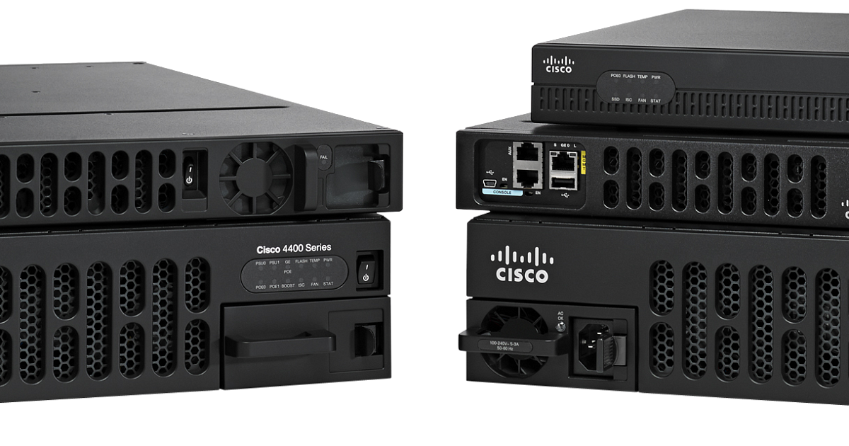 Новое поколение маршрутизаторов Cisco серий ISR 4300 и ISR 4400